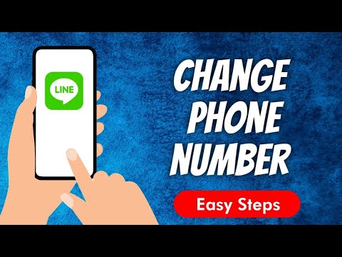 How to Change Phone Number in Line Messenger App - YouTube