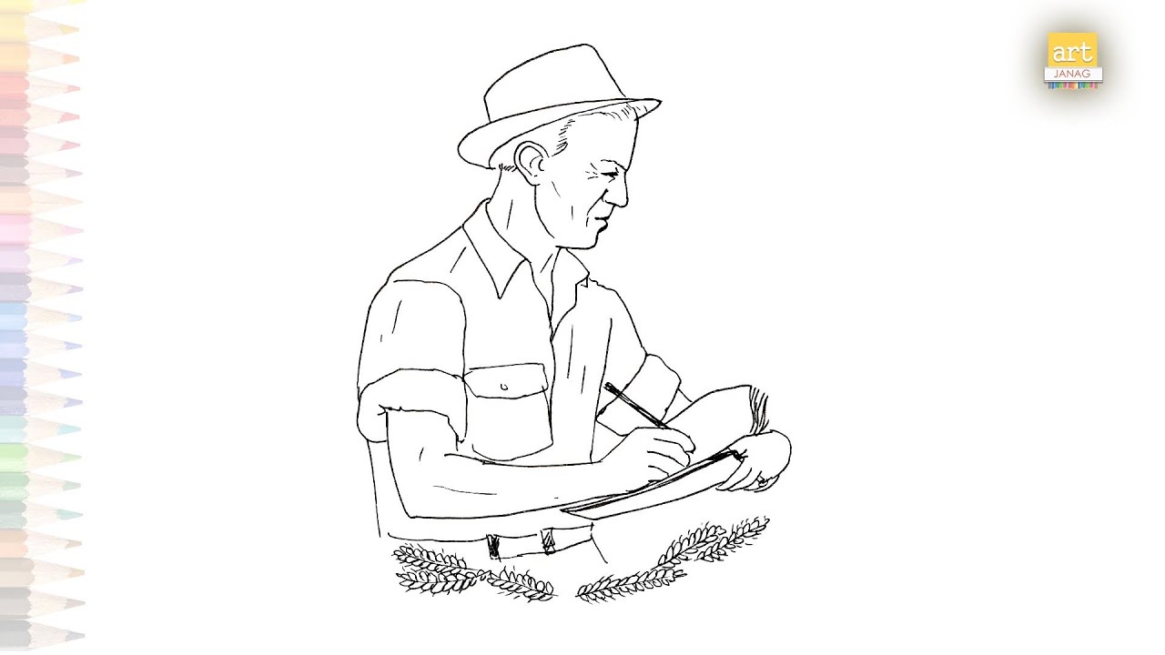 Norman Borlaug Drawings video | American agronomist | How to draw ...