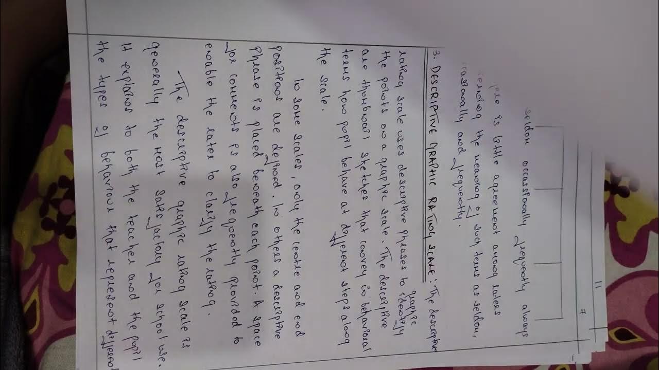 B.ED SEM II COURSE IX ( DESIGNING RATING SCALE, QUESTIONNAIRE, INTERVIEW SCHEDULE IN A GIVEN ...