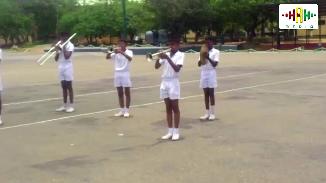 Western brass band troupe performance during their training demo at ...