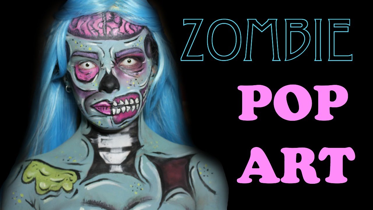 ZOMBIE POP ART TUTORIAL || Adorethegore - YouTube