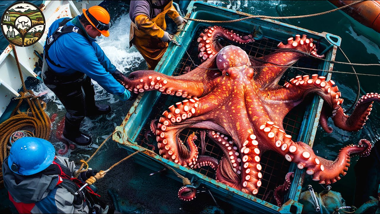 Giant Octopus Fishing, How thousands of Giant Octopus disappear from ...