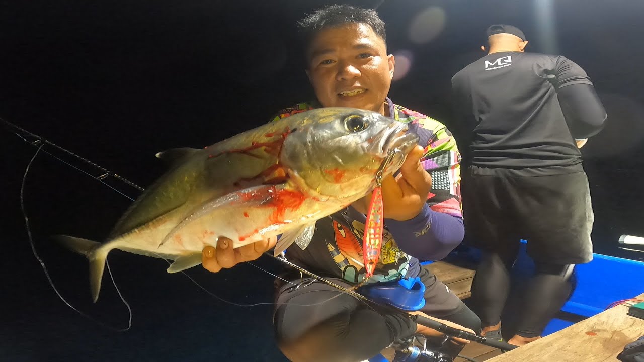 MANCING MALAM‼️BERSAMA HANTU LAUT FISHING MANADO STRIKE IKAN MATA BELO ...