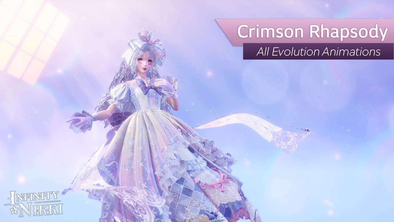 Infinity Nikki - Crimson Rhapsody 5-star, All Evolution Animations ...