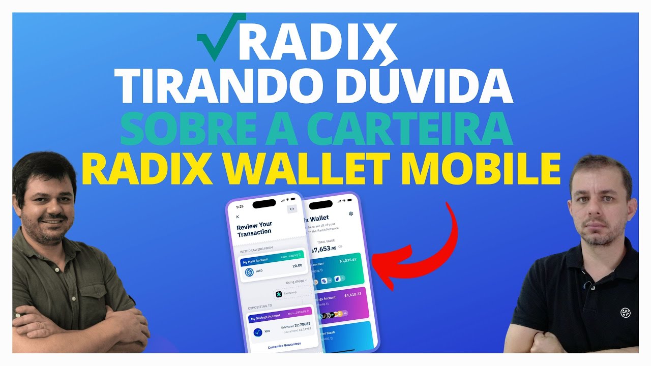 RADIX I TIRANDO DÚVIDA SOBRE A CARTEIRA RADIX WALLET MOBILE - YouTube