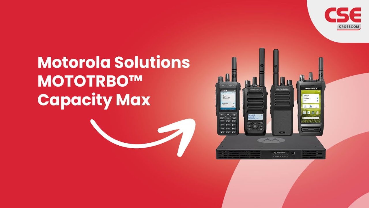 Motorola Solutions MOTOTRBO™ Capacity Max - YouTube