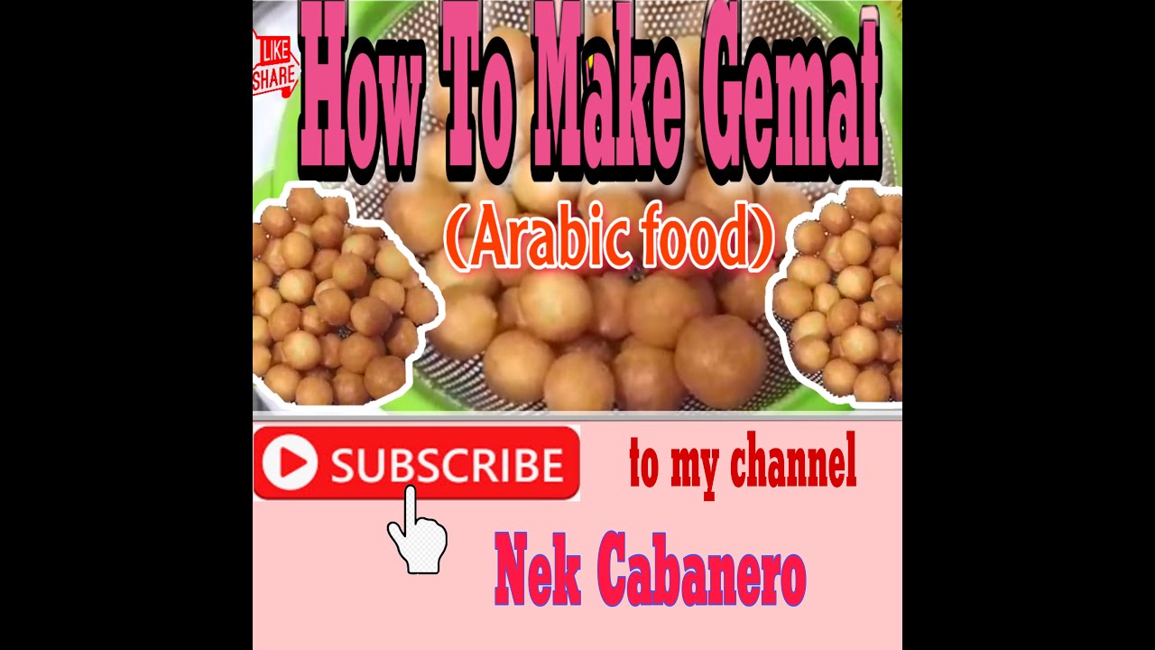 How to make gemat (arabic food) - YouTube