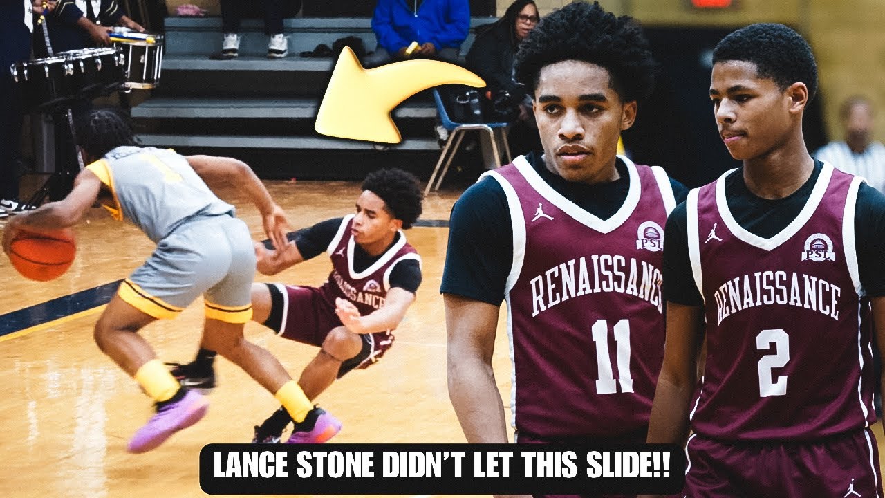 LANCE STONE WENT OFF AFTER THIS & THE GAME GOT OUT OF HAND!! Denby vs. Detroit Renaissance - YouTube