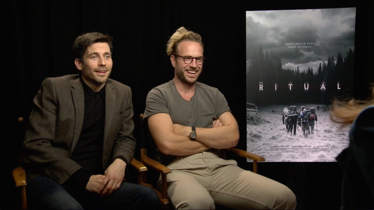 Robert James Collier & Rafe Spall talk 'The Ritual' - YouTube