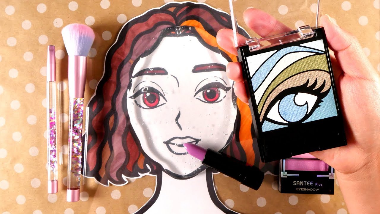 Mixing Makeup Eyeshadow into #Slime | Slime Mask with Makeup Satisfying ...