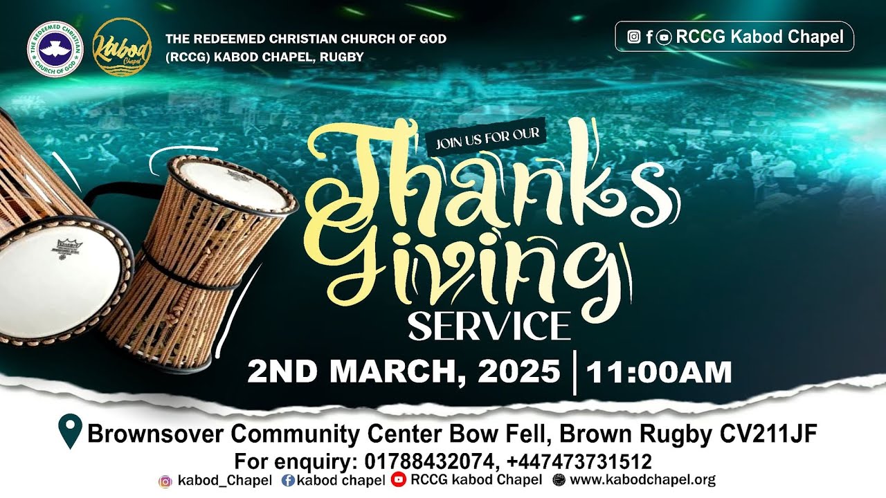 Thanksgiving Sunday | Pst Samson Ayorinde | Change Your Attitude | 02 ...