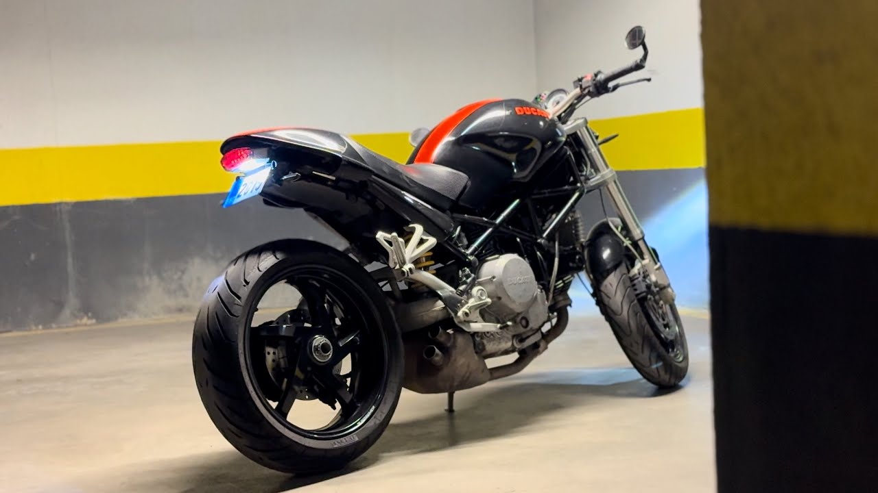 Ducati Monster S2R cafe racer - YouTube