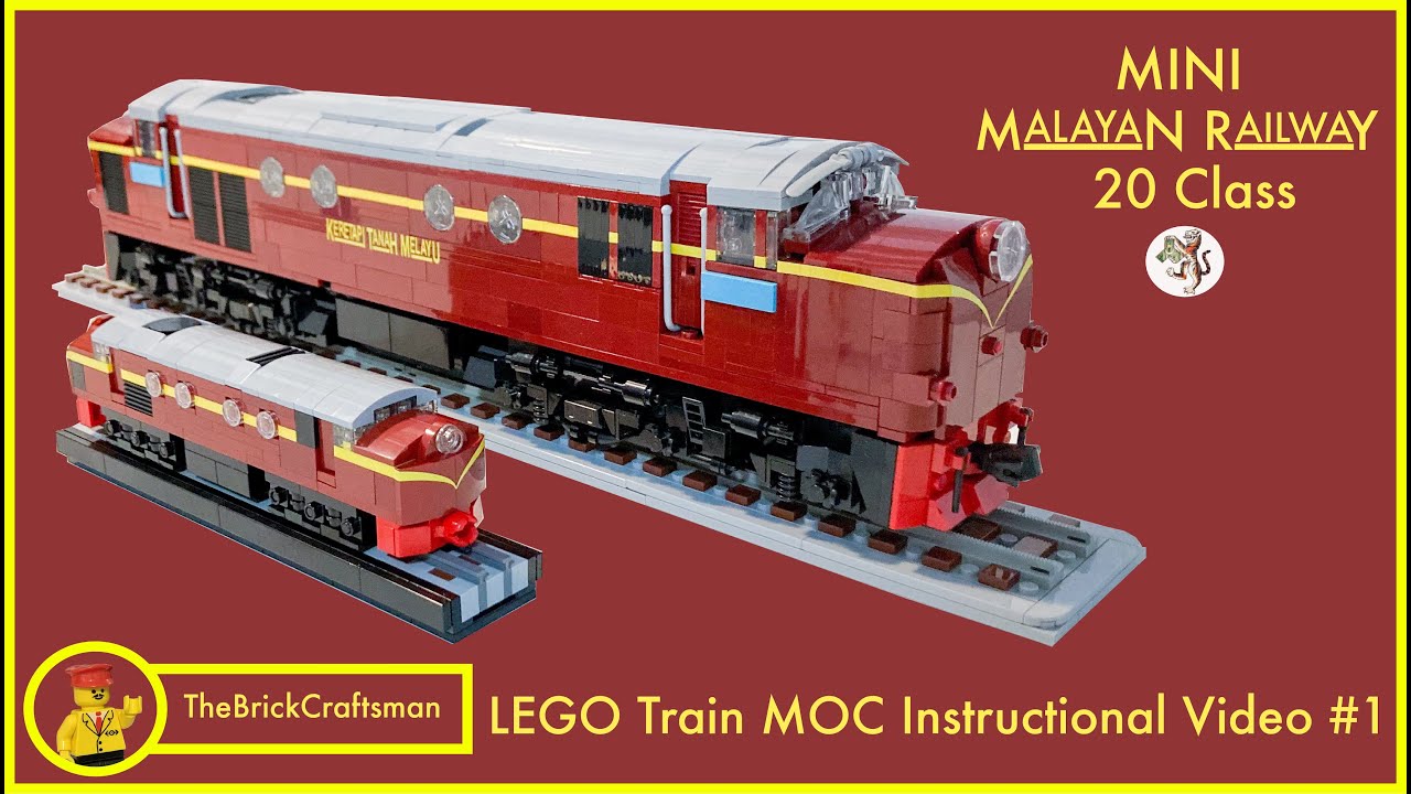 LEGO Mini MR 20 Class | LEGO Train MOC Instructions #1 - YouTube