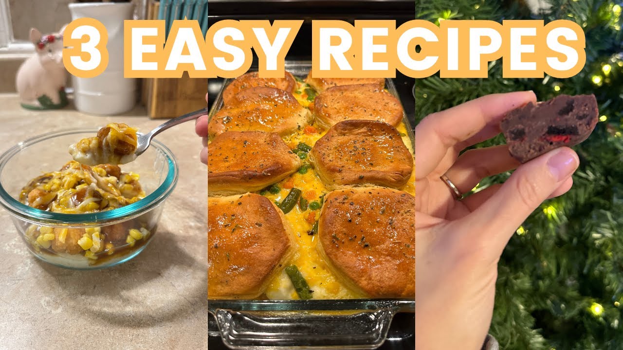3 EASY RECIPES - YouTube