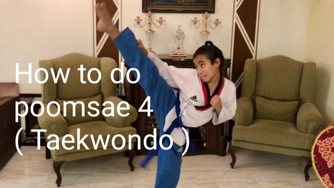 Poomsae 4 easy steps - YouTube