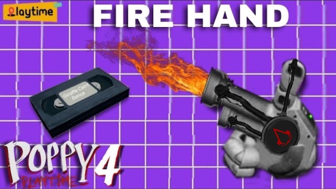 poppy play time chapter 4 new machine gun VHS tape - YouTube