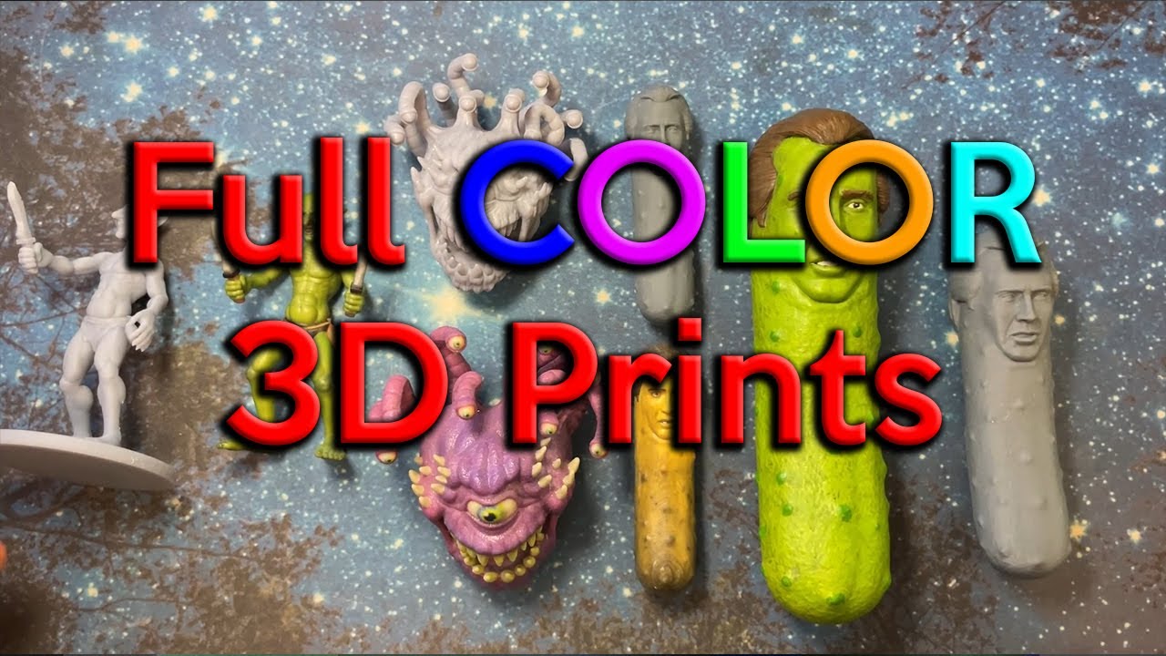 Full Color 3D Printing - YouTube