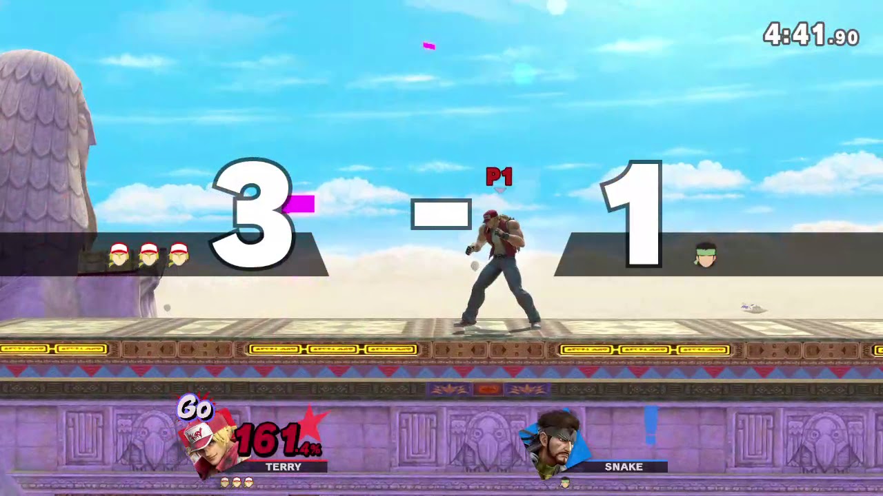 Super Smash Bros. Ultimate - Terry (me) vs Snake - YouTube