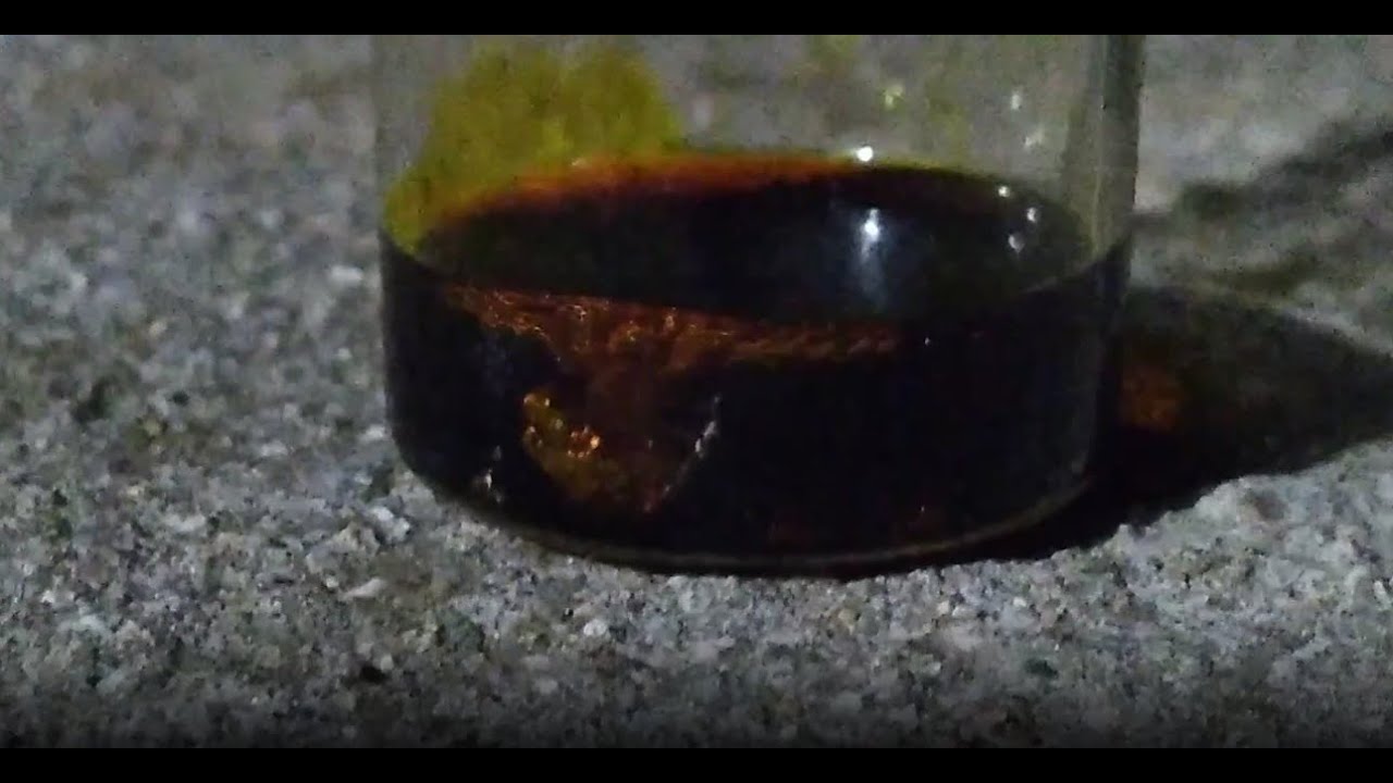 Platinum and Osmium in boiling ferric chloride - YouTube