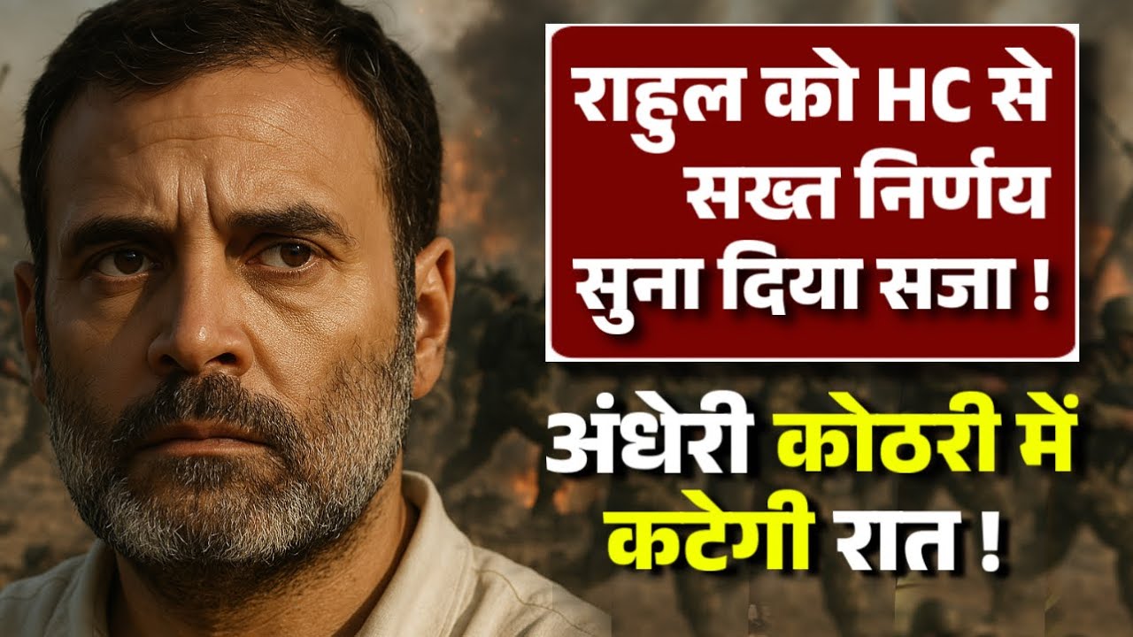 राहुल को HC से सख्त निर्णय | सुना दिया सजा ! अंधेरी कोठरी में कटेगी रात ...