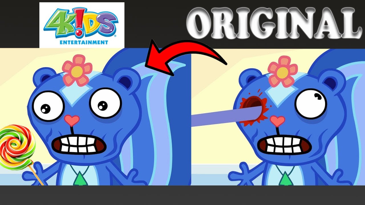 4Kids Censorship in Happy Tree Friends №7 - YouTube