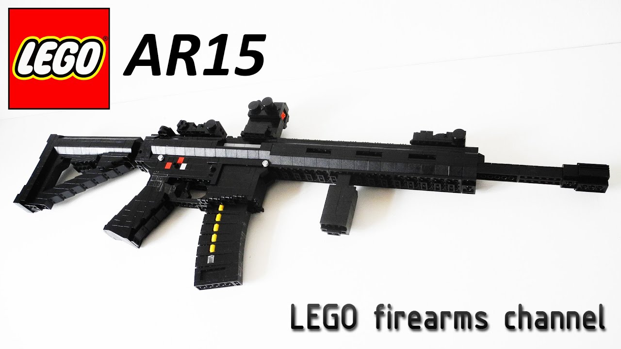 LEGO - custom AR15 replica - YouTube
