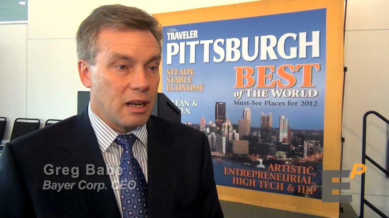 Greg Babe on Bayer's Energy Innovation -- headquartered in Pittsburgh - YouTube