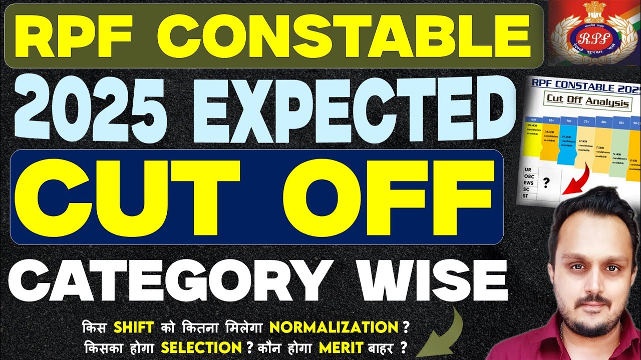 rpf constable expected cut off 2025 category wise 🚨 | rpf constable ...