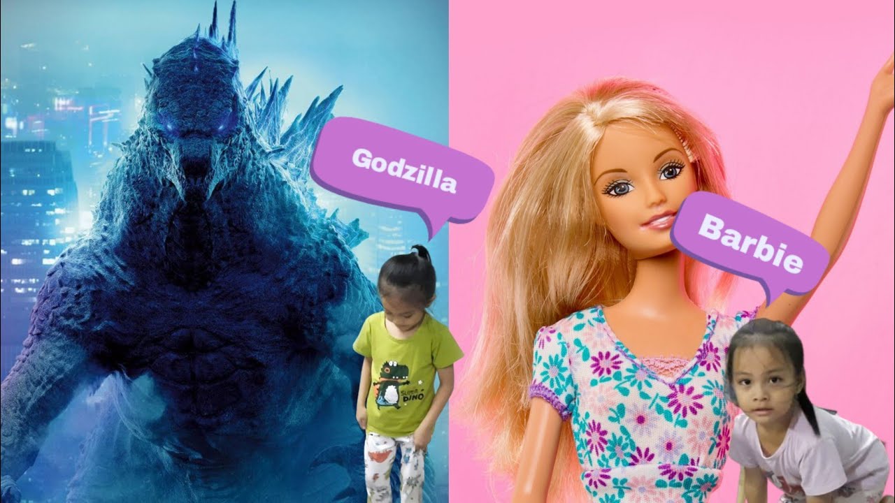 Mainan baru Godzilla sama Barbie - YouTube