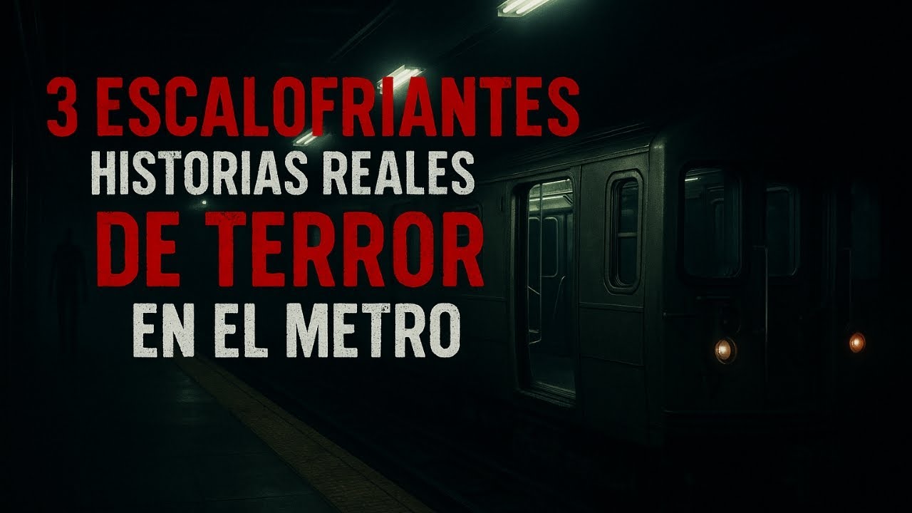 3 ESCALOFRIANTES Historias Reales de Terror en el Metro 🚇 Aterradores ...