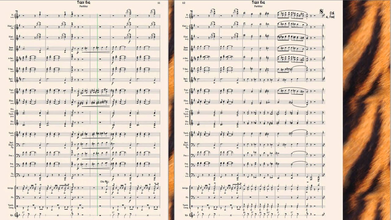 Tiger Rag, Ragtime für Blasorchester / Brassband - YouTube