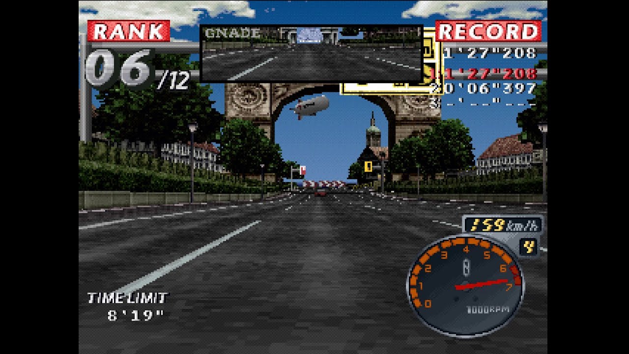 Rage Racer (PlayStation) – La première course du jeu (Europe) – 1080p ...