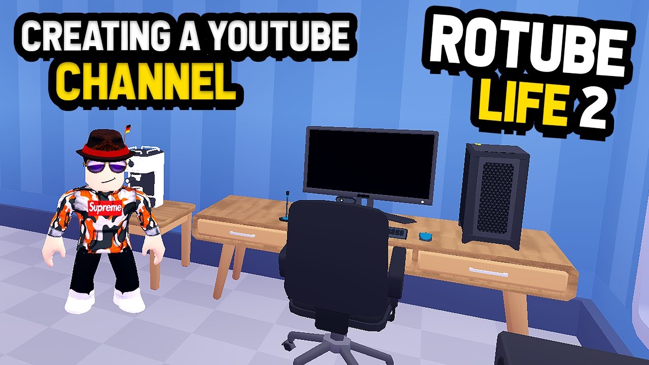 Creating a NEW YouTube Channel in Roblox RoTube Life 2 🎥 - YouTube