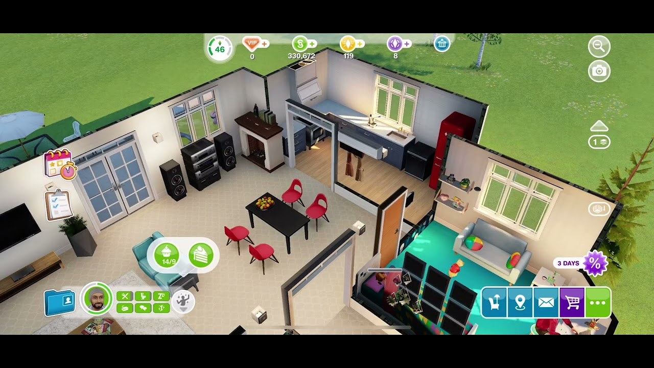 max out needs, inspire a sim - weekly tasks - The sims Freeplay - YouTube