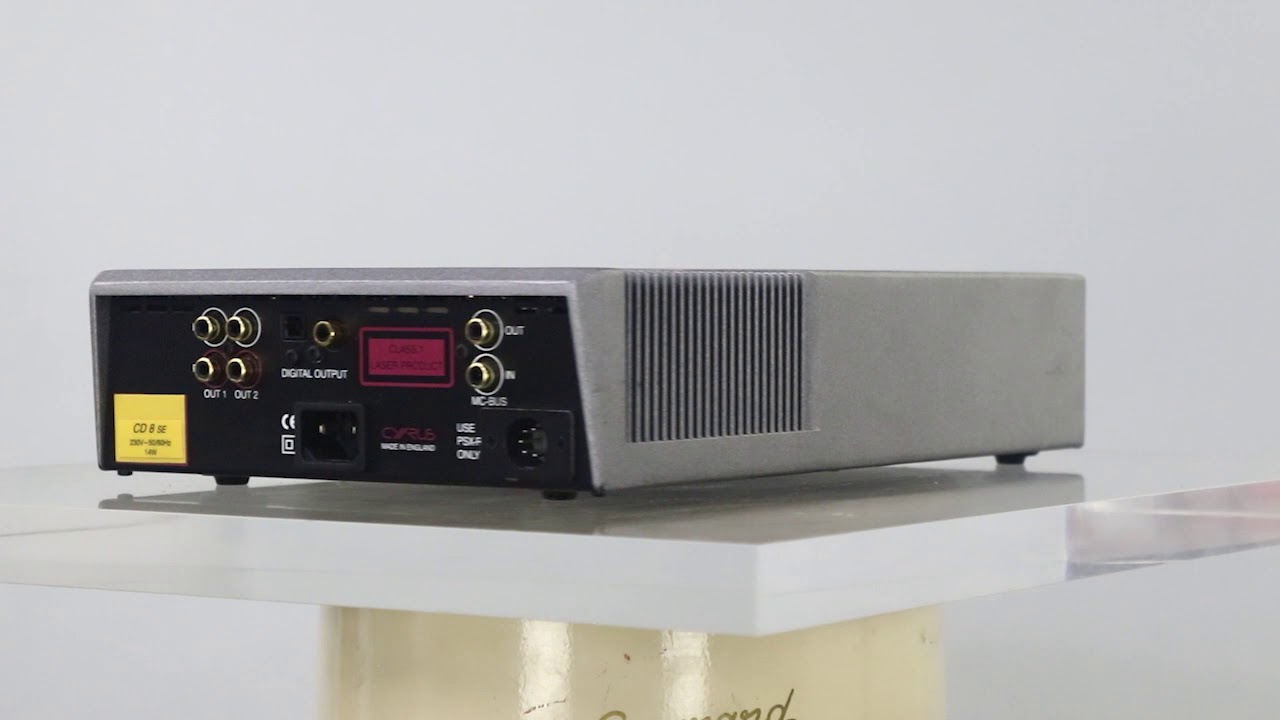 Cyrus CD8SE - YouTube