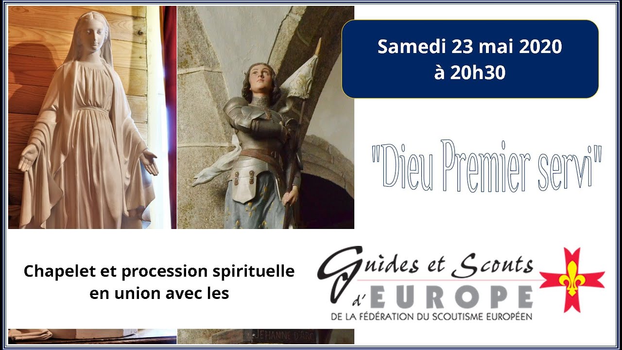 Chapelet pour la France avec les Guides et Scouts d'Europe - samedi 23 ...