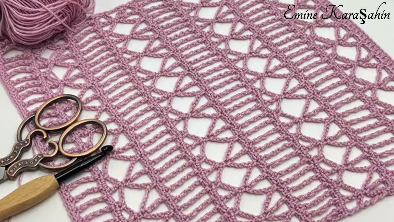 Easy summer crochet models for beginners (close-up - detailed ...