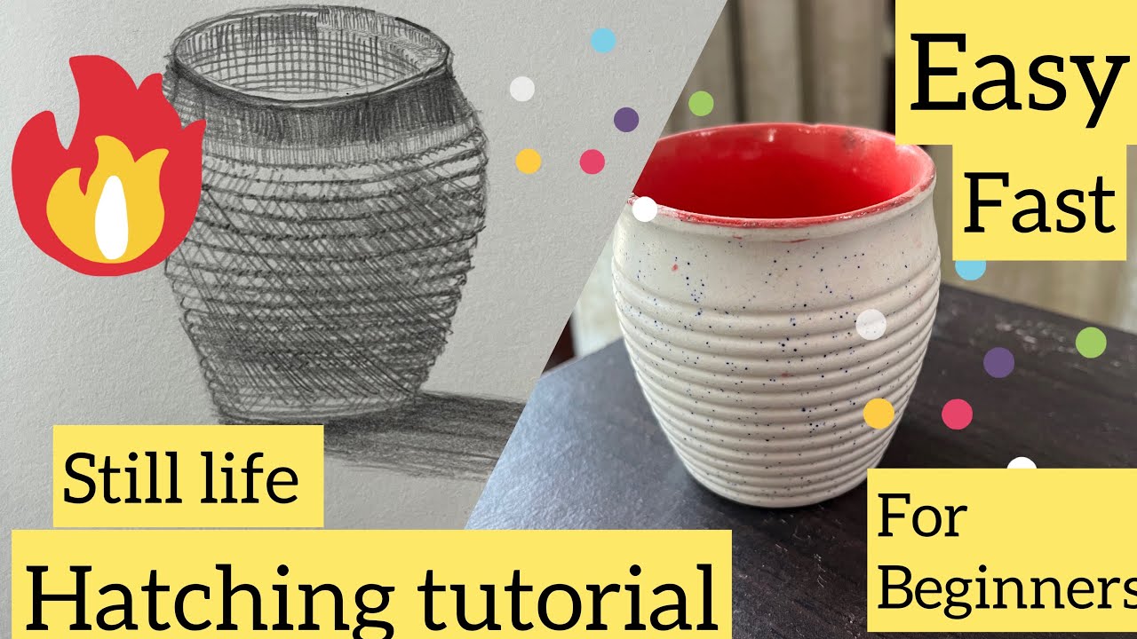 Still life hatching tutorial made easy 🤩 #architect #arts # ...