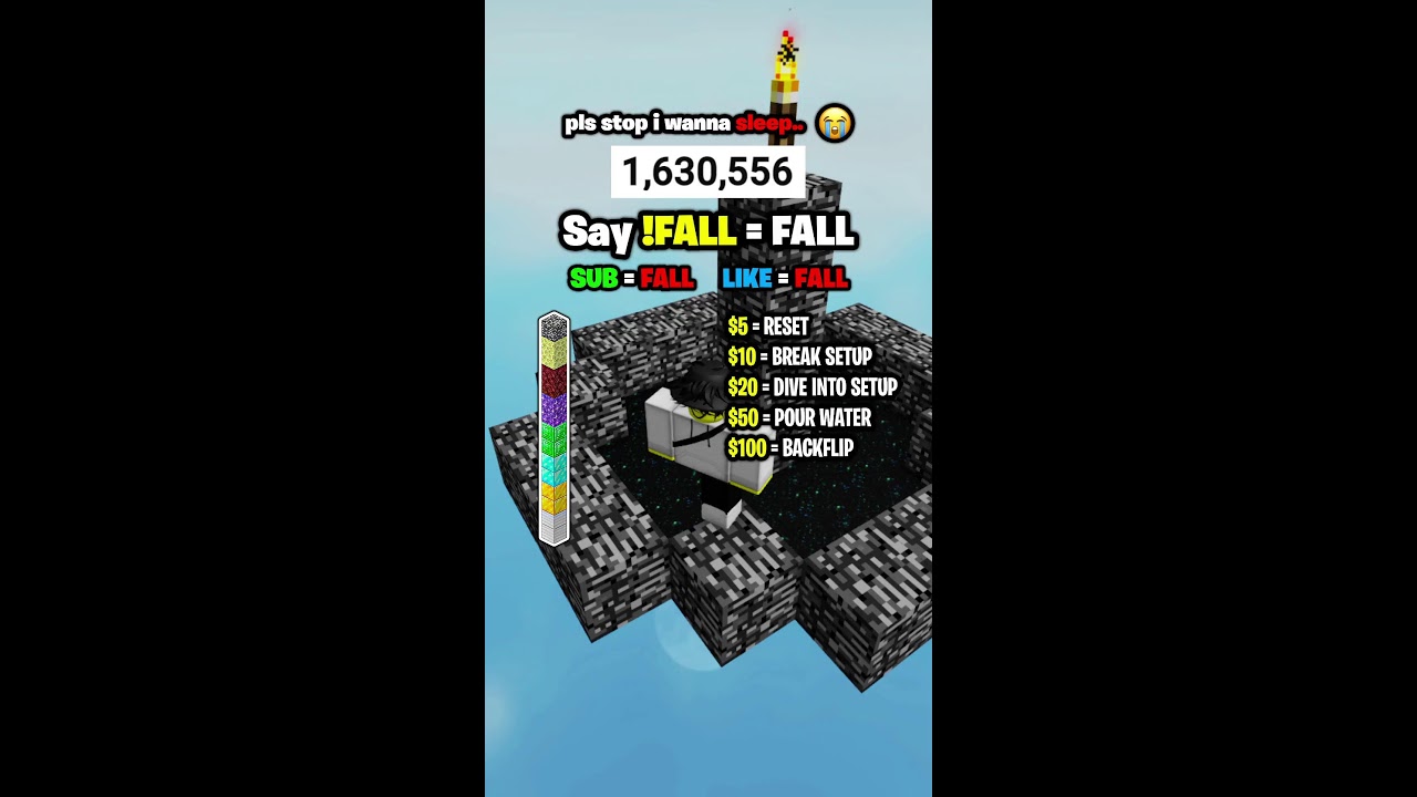 Roblox Streamer VS Viewers (Minecraft Tower) 😱 - YouTube