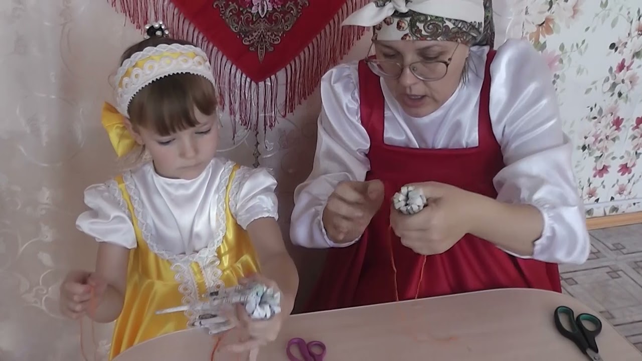 Мастер-класс "Народная кукла Стригушка", воспитатель Долгих Вера ...