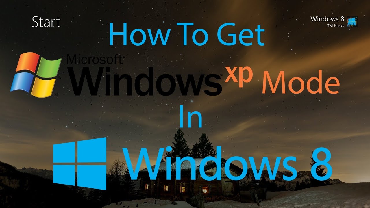How To Get Windows XP Mode on Windows 8. - YouTube