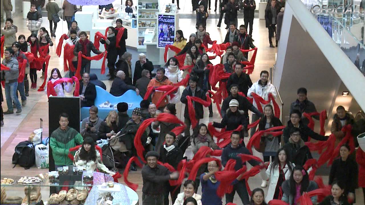Chinese Flash Mob-Celebration of Chinese New Year,Stockholm,Sweden ...
