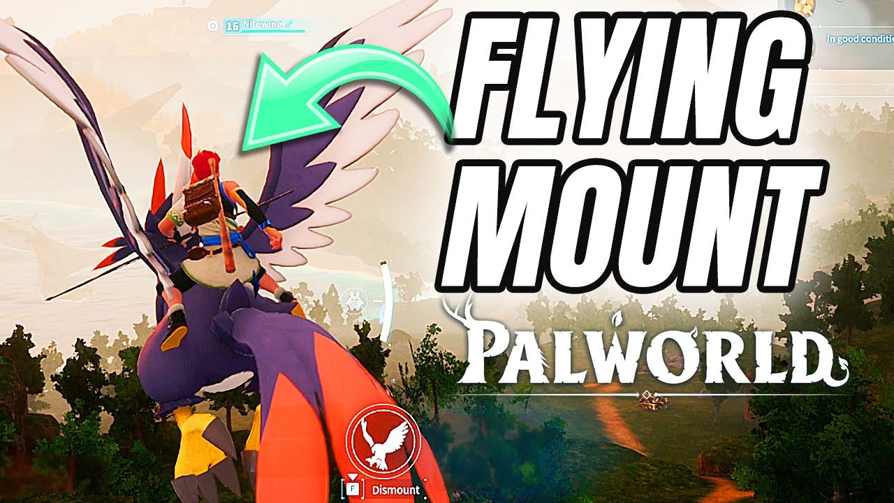 Palworld: How to get a flying Pal mount (Nitewing Location) - YouTube