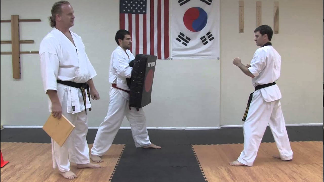 Tae Kwon Do Flying Front Snap Kick : Tae Kwon Do - YouTube