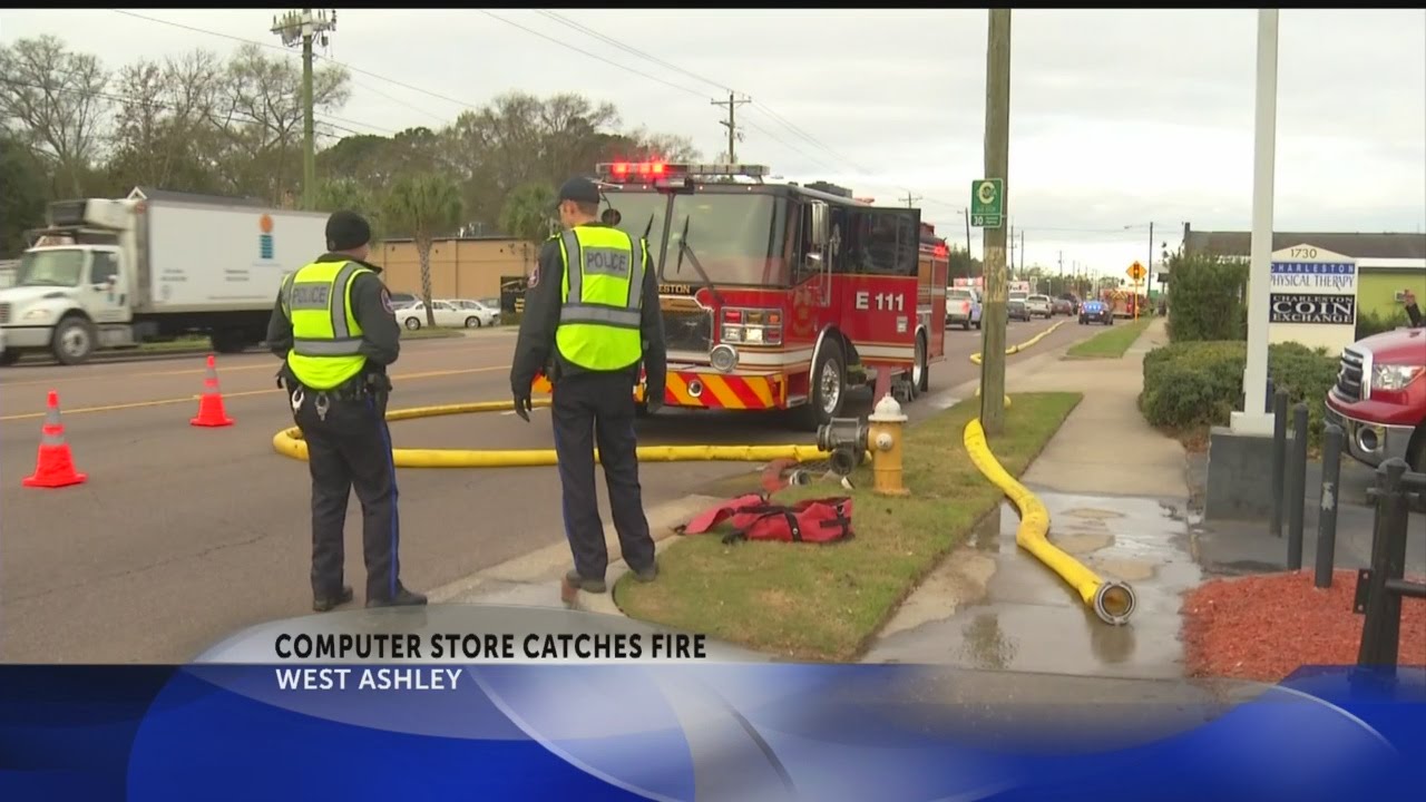 Downtown fire and West Ashley fire under investigation - YouTube