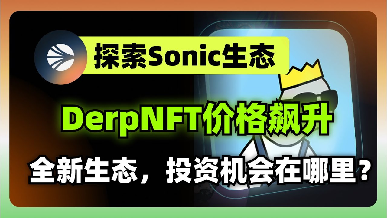 探索Sonic生态：derpNFT暴涨背后的故事，这些NFT项目值得关注！ - YouTube