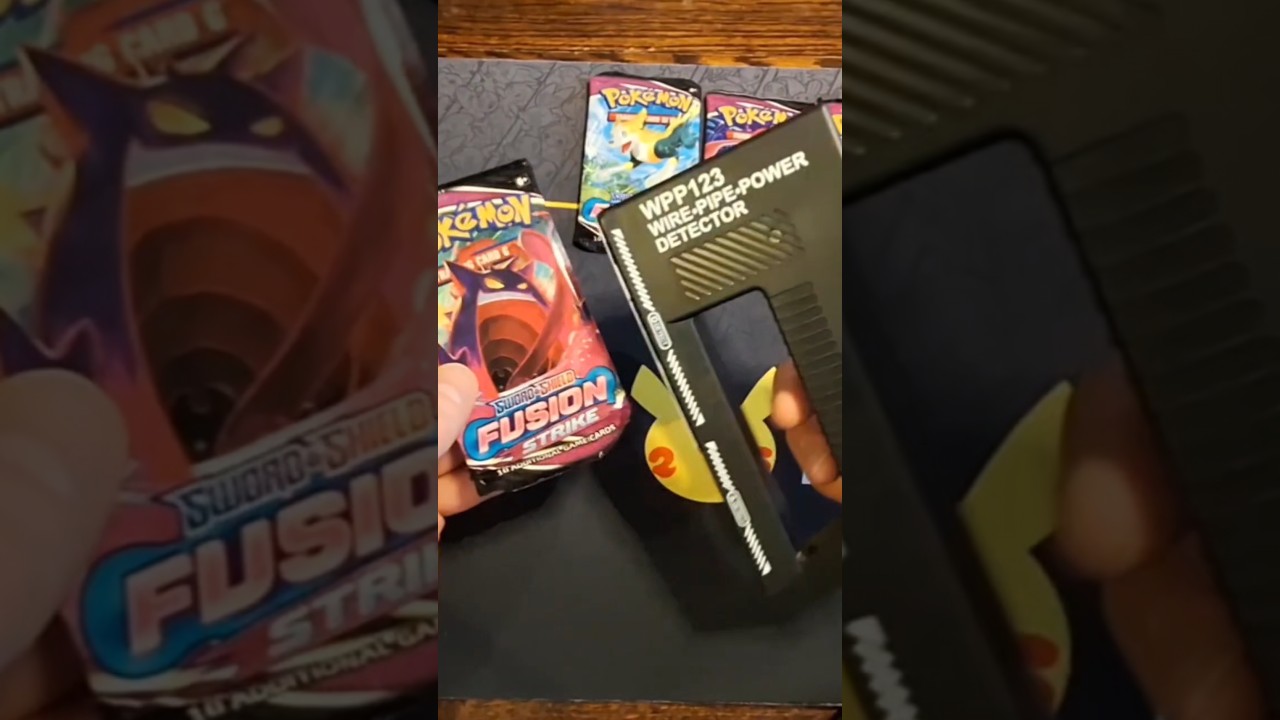 Metal Detecting Pokémon Cards in Fusion Strike Booster Pack Opening # ...