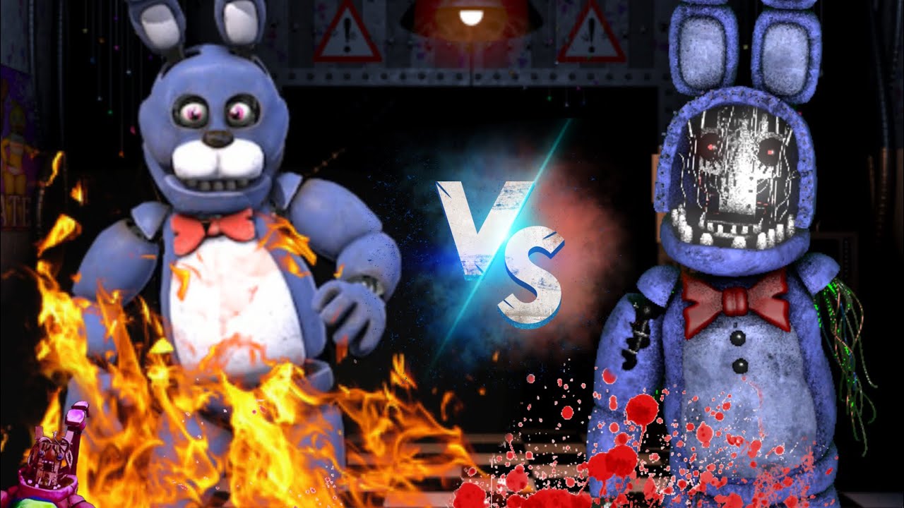 Withered Bonnie Vs Bonnie Youtube