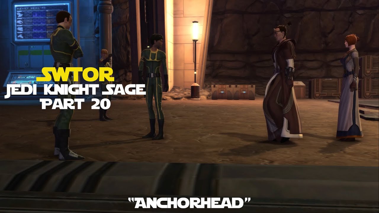 SWTOR Jedi Knight Sage Playthrough | Anchorhead | Part 20 - YouTube