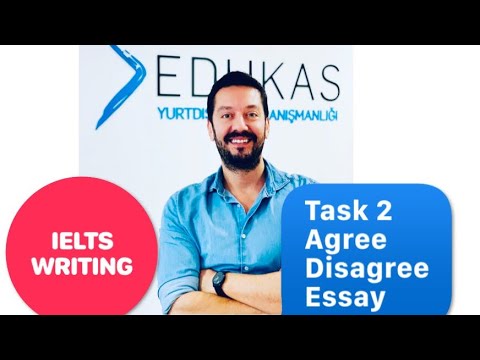 IELTS WRITING TASK 2 - AGREE DISAGREE ESSAY - YouTube